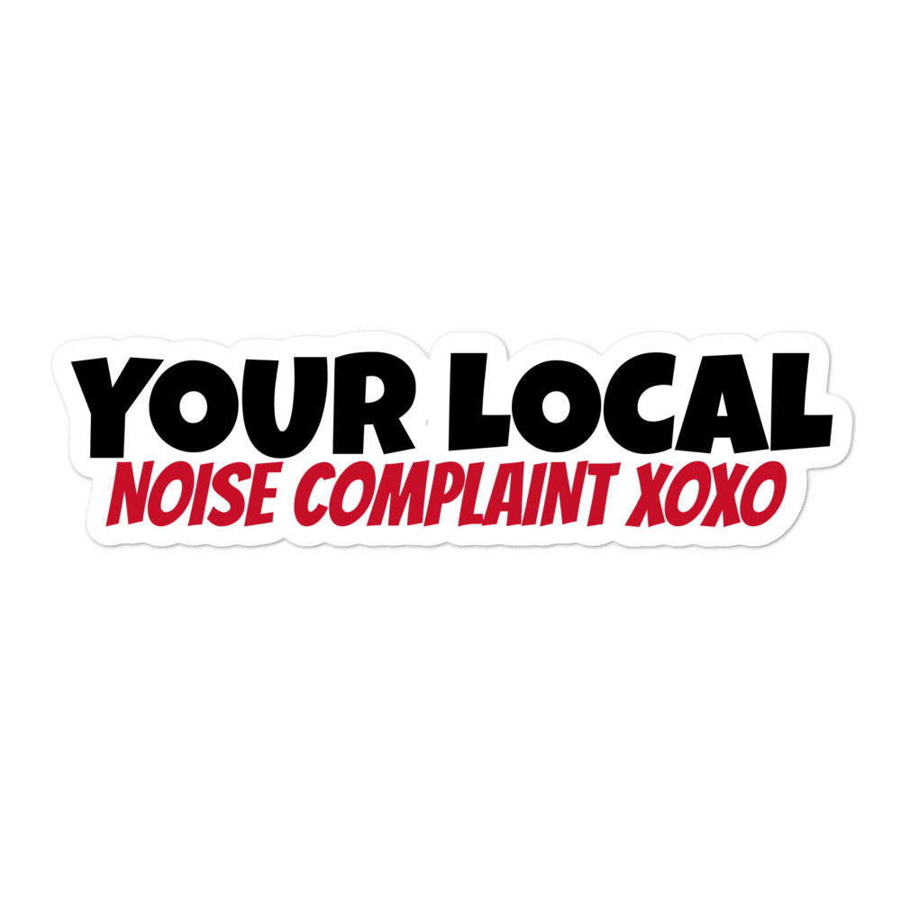 NOISE COMPLAINT XOXO STICKER – Evofans.tm